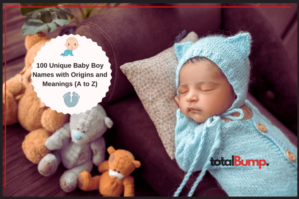 100 Unique Baby Boy Names with Origins and Meanings (A to Z) - Total Bump